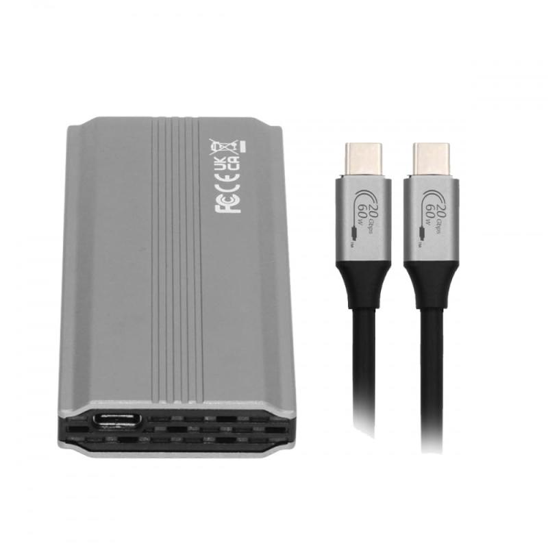 CY タイプ C USB3.2 USB4 20Gbps から M キー M.2 NGFF NVME SATA SSD PCBA エンクロージャ 2280/2242/2260mm RTL9220商品には、エンクロージャ 1 台、20Gbps ...