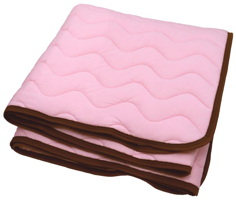 CAMEL PALMS 日本製 綿100％ やわらか ふわふわ 綿ニット 敷パッド シングル 105×205cm ピンク【サイズ・仕様】105cm×205cm（シングル用・4隅ゴムバンド）　素材の特性上縮みやすいので、大きめに製造してありま...
