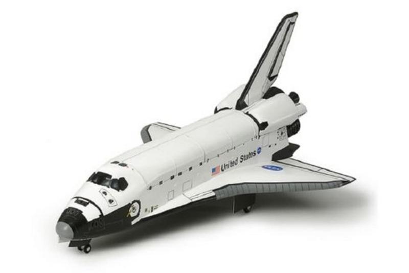 タミヤ 1/100 スペースシャトルシリーズ No.02 アトランティス プラモデル 60402組み立て、塗装が必要なプラモデル。別途、工具、塗料等が必要。