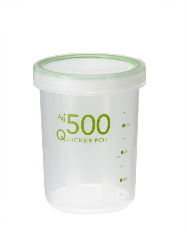 新輝合成 トンボ ナチュラル クイッカーポット 保存容器 抗菌 深型 密閉 500ml 直径9.5×高さ11.5cm NF-500 日本製サイズ:直径9.5×高さ11.5cm、容量:500ml、材質:本体、フタ=ポリプロピレン、パッキン=シ...