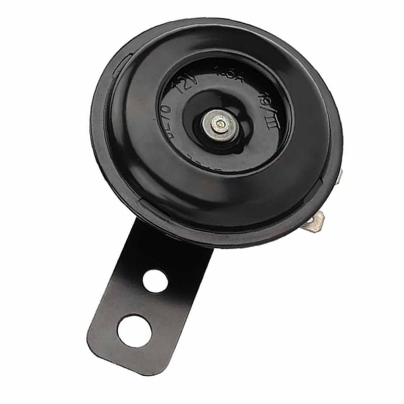 LIKENNY オートバイの電気ホーン カーホーン 12V 105dB 汎用 ラウンド ラウド 防水 電動エアーホーン 電動バイク/スクーター/三輪車対応 オートバイ部品ホーン【材質】：ホーン内部には導電性の良い銅線リングが設置され、外部の...