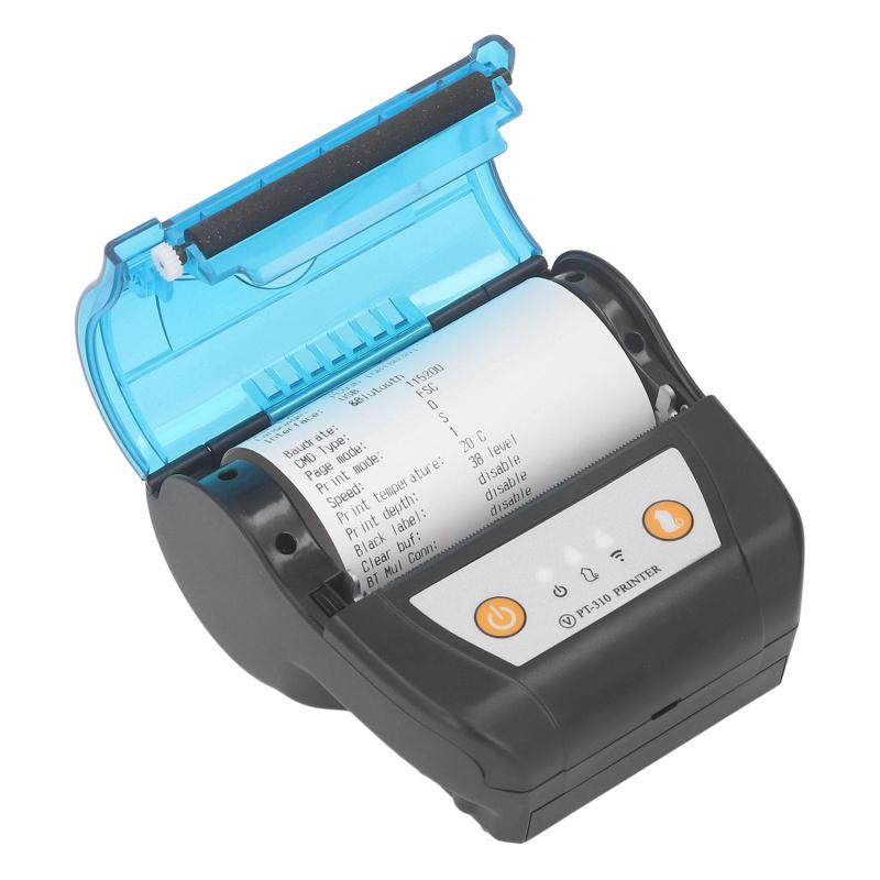 ポータブル サーマルプリンター、100mm/s USB サーマル配送ラベルプリンター 、iOS、、Word、Excel、TXT と互換性あり、バッテリー内蔵ワイヤレスプリンター