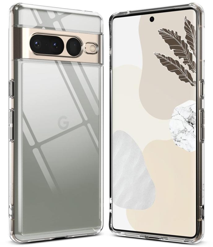 【Ringke】Google Pixel 7 Pro ケース FUSION TPU+PC 黄ばみにくい 耐黄変 落下防止 耐衝撃 米軍MIL規格取得 透明ケース スマホケース スマホカバー ピクセル 7 Pro (ストラップホールあり) -...