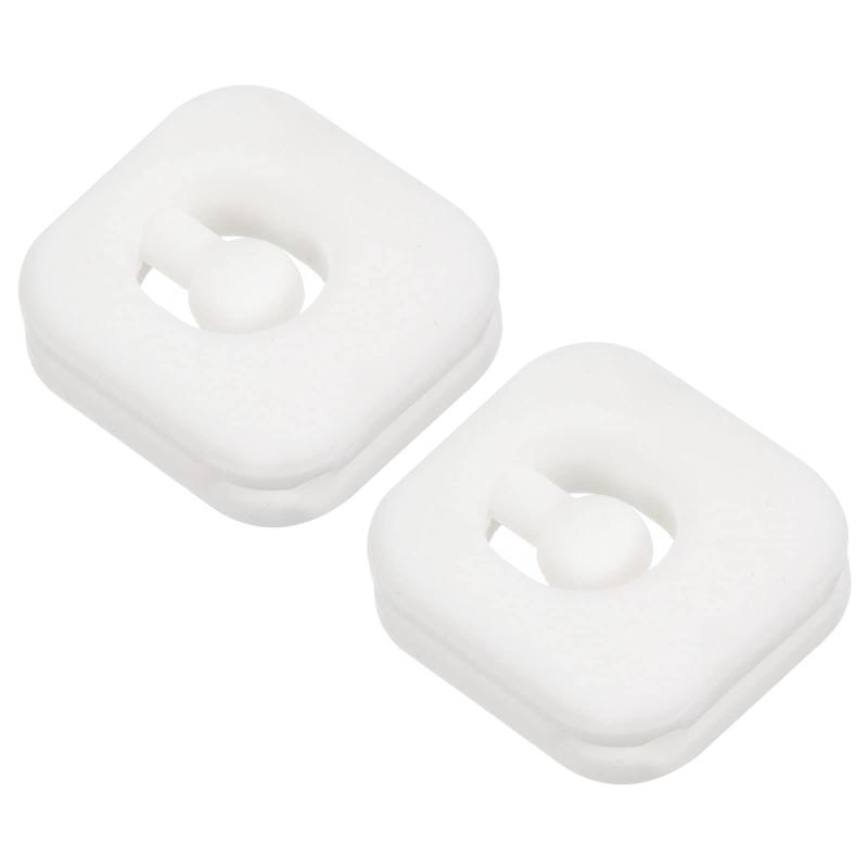 PATIKIL テニス振動ダンパー 2個 四角形 シリコンショックアブソーバー ラケットストリングダンピング テニスラケット用 ホワイトテニスダンパーはボールがストリングに当たることで発生する振動を効果的に低減し、快適性を高めます。このショ...