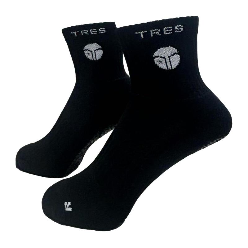 [TRES SPORTS WEAR] バレーボール ソックス Power Grip Socks 靴下 スポーツ メンズ レディース ジュニア グリップ 滑り止め 黒 (JP, 数字サイズ, 25.0 cm, 27.0 cm, 1, ブラック...