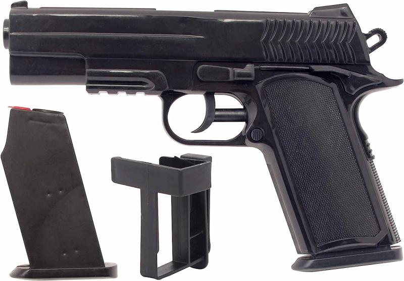 池田工業社 ウォーターガン [ 水鉄砲/水てっぽう/水ピストル ] ブラックガバメントW 000017180製品サイズ:(約)H20cm×W14cm×D4cm製品重量:(約)0.098kg材質:本体/PP、タンク/PS、キャップ/PP原産国...