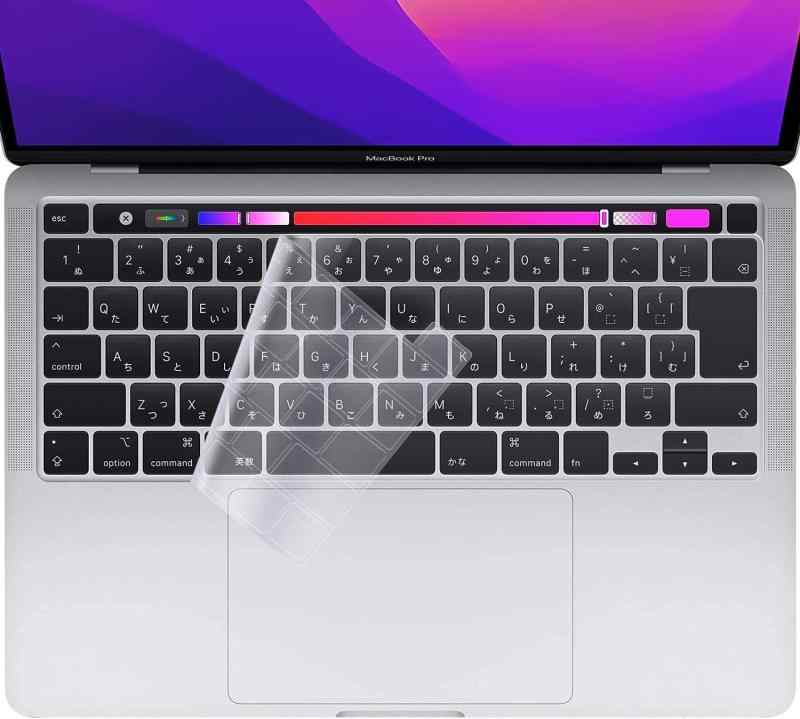 【2022 M2チップ】MacBook Pro 13 キーボードカバー (A2338/A2289/A2251) / Pro 16 (2019モデル A2141) 用 キーボードカバー 対応 日本語JIS配列 キーボード保護 フィルム 防水防...