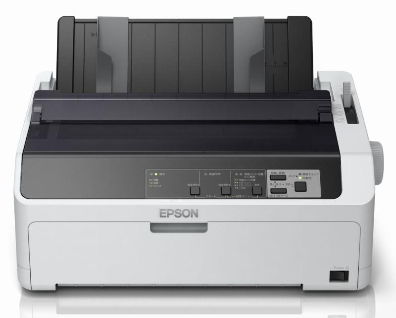 エプソン 80桁 ドットインパクトプリンター VP-D800N ネットワーク標準モデル接続方法:IEEE1284規格準拠双方向パラレルI/F、USB I/F、Ethernet I/F、RS-232D I/F大きさ(幅×奥行×高さ):414×...