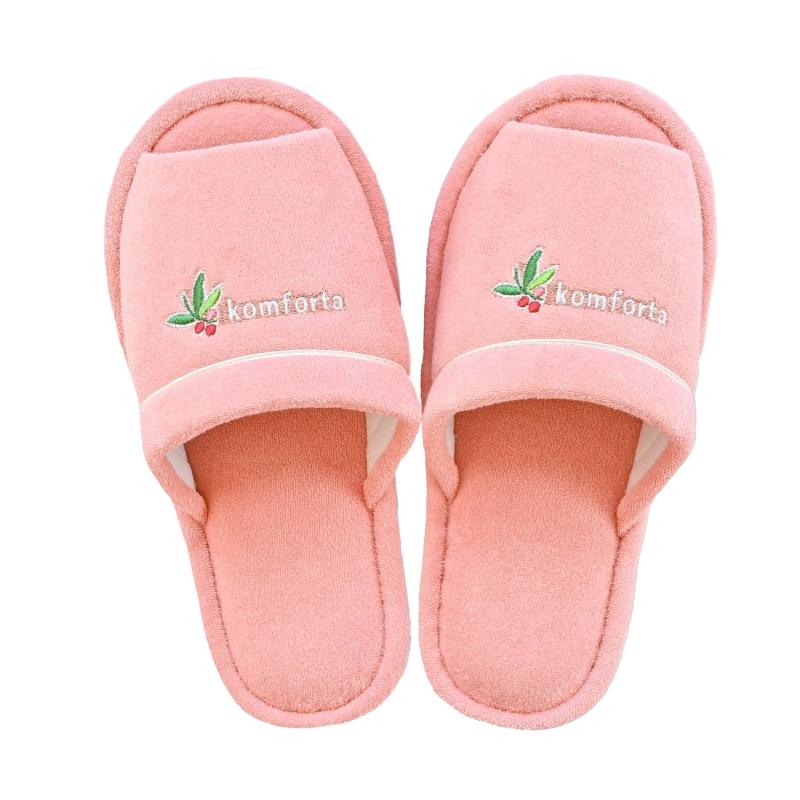オカ(OKA) コムフォルタ6 洗えるスリッパ ピンク (シンプル かわいい カジュアル 無地)足のサイズ：約23〜25cmまで外寸：約27.5×23.5×10cm素材：綿75％、ポリエステル25％裏面：塩化ビニル生産国：中国