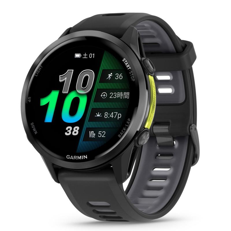 GARMIN(ガーミン) GPSランニングウォッチ Forerunner 970 Black 【地図/ロングバッテリー/軽量/高精度GPS/色鮮やかなAMOLEDディスプレイ/フラッシュライト/スピーカー＆マイク内蔵/睡眠スコア・Body ...