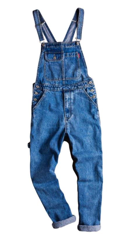 [ShuMing]オーバーオール メンズ サロペット ジーンズ ゆったり デニムパンツ ストレート つなぎ ロングパンツ デニムオールインワン 作業着 おしゃれ ワークパンツ 春 秋(8ブルー)オールインワンが今では男性に好まれるアイテム。...