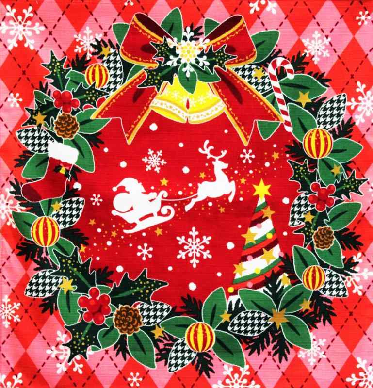 丸全 風呂敷 綿風呂敷 さとうひろみ クリスマス 約50×50cm 日本製 簡単に包める お弁当包み 軽くて便利 国産 コンパクト商品本体サイズ:約50×50×0.1cm本体重量:約39g素材・材質:綿100%原産国:日本