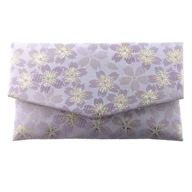 大興産業 念珠入れ 房カバー付き 念珠袋 金襴 日本製 桜パープル 1643-2本体サイズ:9.5×15.5cm素材:表地/ポリエステル100% 裏地/レーヨン100%化粧箱入
