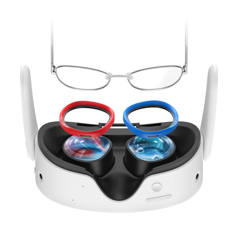AMVR Quest 3S/Quest 2 に対応レンズスクラッチ防止リング レンズスクラッチ防止リング レンズ VRレンズ保護フレーム 近視メガネ保護フレーム レンズ保護【AMVRオリジナルデザイン】独自のデザインで、メガネに触れるのを防...