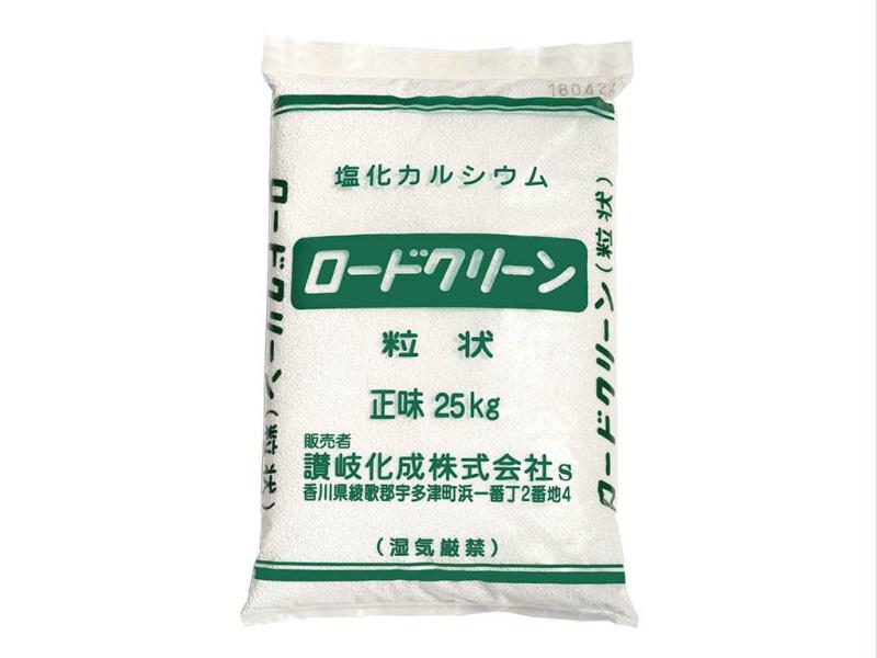 讃岐化成 ロードクリーン粒状25kg RCG25●色:白●容量(kg):25●塩化カルシウム