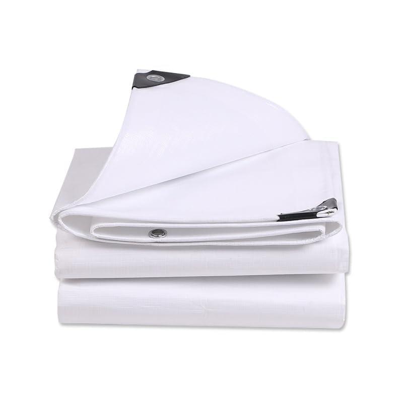 ANANXING ホワイトシート #4000 厚手 ブルー 防水シート 遮光・UVカット 屋外 防災 防雪 保温性 耐寒性 耐久性 (1.8m×2.8m, ホワイト)【高耐久・厚手ブルーシート】 ANANXING ブルーシート #4000は...