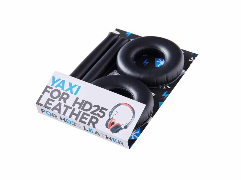 YAXI ヤクシー for HD25 Leather HD25シリーズ対応 交換用ヘッドパッドセット レザ-製 ブラック CPAD-HD25LTHBLKSENNHEISER HD25シリーズ対応のレザー製イヤーパッド交換用イヤーパッド(1ペ...