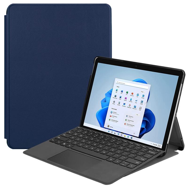 【BESTJP】For Surface P ro 8 ケース 13 インチ ケース カバー スタンド機能付き 軽量型 横開き PUレザー 衝撃吸収 (ブラック)【対応機種】Surface P ro 8 13 インチ【商品材質】ケースはPUレ...