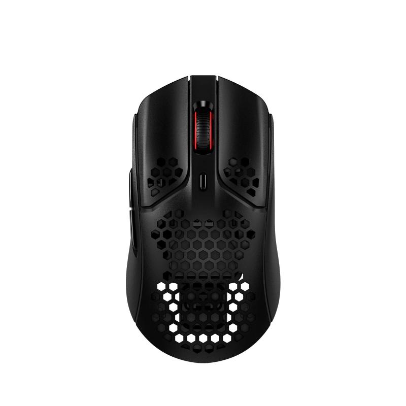 HyperX Pulsefire Hasteワイヤレスゲーミングマウス ゲーマー向け 超軽量六角シェルデザイン 61グラム ブラック 2年 4P5D7AA [並行輸入品]