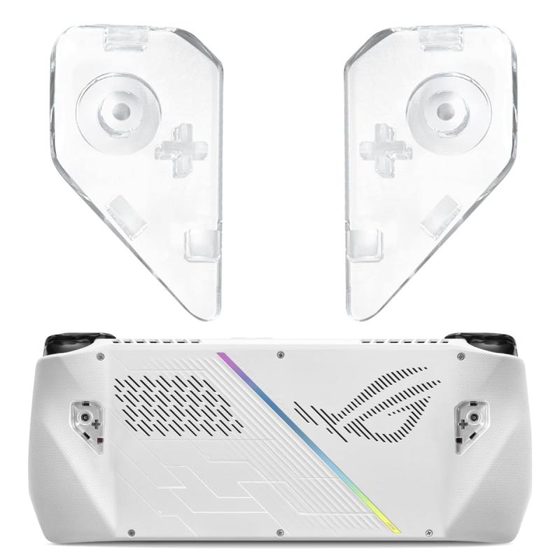 HandheldDIY ROG Ally 7用フラットバックボタン 1ペア (透明)HandheldDIY ROG Ally Gaming 手持ち用のフラットバックボタン1組。
