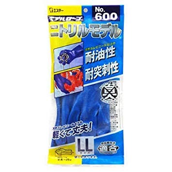 【特長】 ●特殊配合のニトリルゴムをし使用しており、薬品・オイル・グリスなどに強い耐性があります。 ●特殊加工のノンスリップ構造で、油に対する滑りを防ぎます。 ●突き刺し強度、耐摩耗性に優れ、耐久性のある作業用手袋です。 ●裏布にカビ・雑菌...