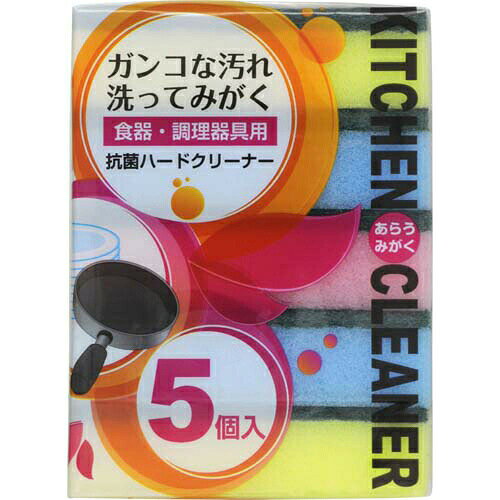 この商品は注文後のキャンセルができません) 製品サイズ(1コあたり)：約幅140×奥行70×高さ20mm ■製品特徴 食器・調理器具用クリーナースポンジ(キッチン用)です。研磨材入りの不織布面は頑固な汚れ落しに。スポンジ面は食器等の洗浄にと...