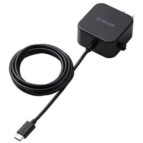 ●USB Type-Cコネクタ搭載機器を充電できるケーブル一体型AC充電器。●外形寸法(幅)[mm]：50●外形寸法(奥)[mm]：26●外形寸法(高)[mm]：50●質量[g]：88●対応機種：USB Type-Cポートから12W(5V／...