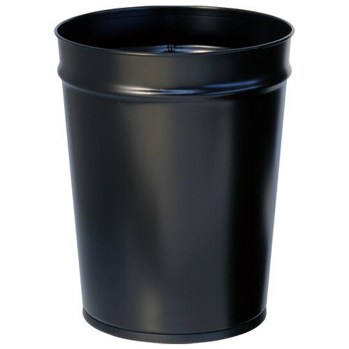 シンプルな定番型屑入れ。●外寸（幅）[mm]：273●外寸（奥）[mm]：273●外寸（高）[mm]：345●規格：13．3L●色：ブラック●材質：本体＝亜鉛メッキ鋼板アクリル塗装（スチール製）、底ゴム＝塩化ビニールリニューアルに伴い、パッ...