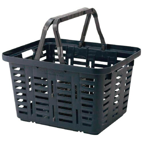 ●大型工具・道具などの収納に。収納時でも積重ね可能です。中身が入ったまま重ねられる。●外寸（幅）[mm]：465●外寸（奥）[mm]：385●外寸（高）[mm]：280●質量[kg]：約1.4●種別：スーパーバスケット●容量[L]：32●色...