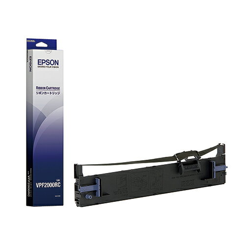 ●対応機種：VP-F2000／F2100／F2100N●対応メーカー：EPSON●仕様：リボンカートリッジ●種別：純正●(お取寄商品のため、配送予定をご確認の上ご注文お願いいたします。またお客様ご都合でのキャンセル・返品・変更はご遠慮いただ...