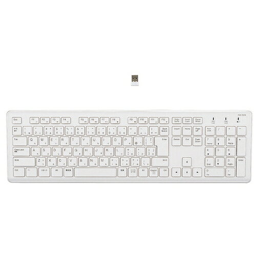 ●なめらかタッチの無線静音フルキーボード。●外形寸法（幅）[mm]：436●外形寸法（奥）[mm]：133●外形寸法（高）[mm]：28●質量[g]：456●キーピッチ[mm]：18.6●インターフェース：USB●対応機種：USB Type...
