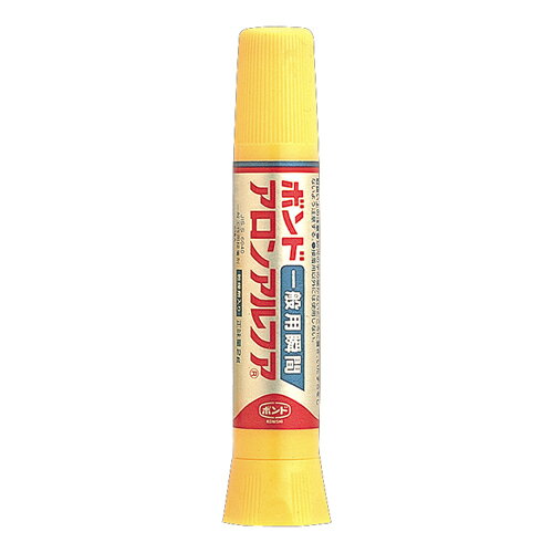 一滴で、秒速接着。強力瞬間接着剤の定番です。面と面に威力を発揮！●使用可能材質：硬質プラスチック・金属・合成ゴム●内容量[g]：2●個包装形態：ブリスターパック入●エコマーク使用契約者名：東亞合成●入数：10本●まとめ買いリニューアルに伴い...