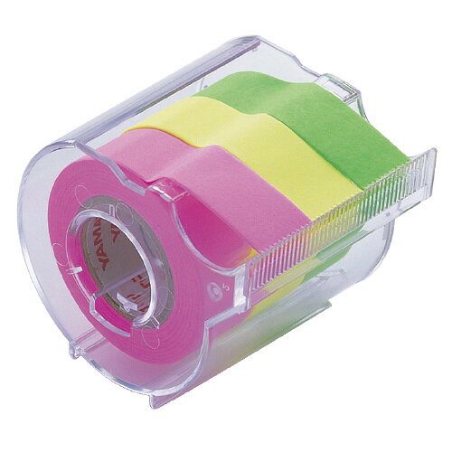 全面粘着剤付だからマーキングに、インデックスにと用途いろいろ。好きな長さにカットできます。●色：ローズ・レモン・ライム●テープ寸法（幅）[mm]*：15●テープ寸法（長）[m]*：10●入数：3巻リニューアルに伴い、パッケージ・内容等予告な...