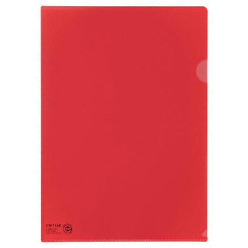 豊富なカラーバリエーション。書類整理に大活躍のクリアホルダーです。開閉部の下部にカット加工を施して破れにくい工夫がされています。●外形寸法（縦）[mm]：310●外形寸法（横）[mm]：220●色：赤（-3）●厚[mm]：0.2●規格：A4...