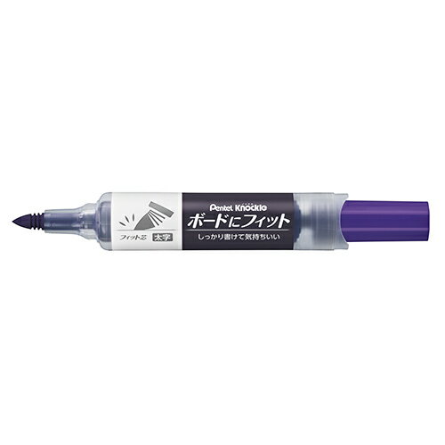 ●魅せ字ならボードにフィット。●ペン先：太字●インク色：紫(-V)●インク種類：アルコール系インク●本体長[mm]：125●軸寸法(径)[mm]：21●筆記線幅[mm]：3.0〜6.5●使い切りタイプ：使い切りタイプ●材質：キャップ・ノック...