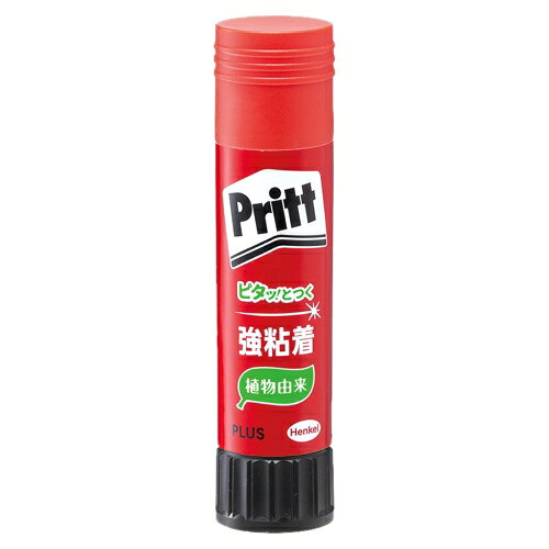 Prittスティックのり。しっかりくっつく強粘着タイプ。植物由来成分使用！厚手の封筒の封かんにもおすすめ。紙はもちろん写真や布などにも使用できます。●サイズ：レギュラー●梱包形態：セリース1本●内容量[g]：約10●用途：紙、厚紙、写真、布...