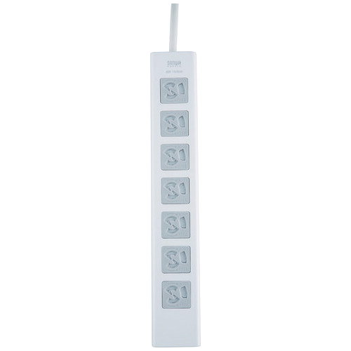 ●3ピン抜け止めシャッター搭載の集中スイッチ付タップ。●外形寸法（幅）[mm]：50●外形寸法（奥）[mm]：30●外形寸法（高）[mm]：305●定格：125V／15A／1500W●コード長：3m●色：ホワイト●PSEマーク表示商品リニュ...