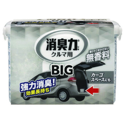 ●強力消臭！大容量で効果長持ち！(季節や使用状況により異なります。)天然植物抽出エキス配合で、エアコン臭、タバコ臭、汗臭など車内の気になるニオイをしっかり消臭。大きな空間も強力消臭。カーゴスペースやトランクに置くだけ。ハッチバックタイプの居...