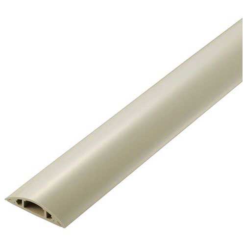 ●両面テープ付きの床用モール。●外形寸法(幅)[mm]：54●外形寸法(長)[mm]：1000●外形寸法(高)[mm]：12●内形寸法(幅)[mm]：18●内形寸法(高)[mm]：8●収納本数：5●色：ベージュ●種別：ストレート●材質：本体...