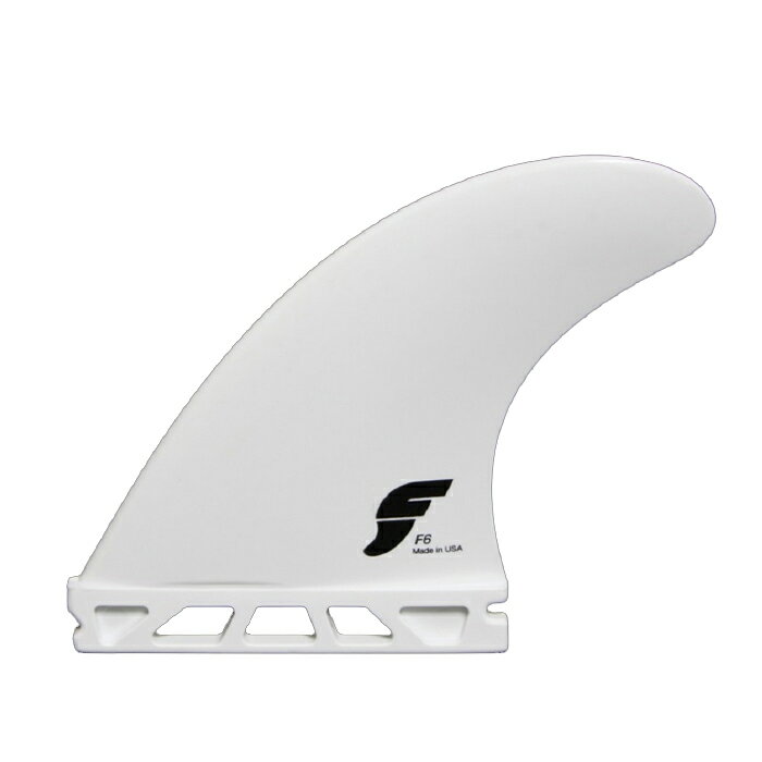THERMO TECH F6 (456) RETAILPACK カラー：WHITE FUTURES.の中で最もオーソドックスなテンプレートF-4の派生モデルとしてFシリーズに新たに加わったミドルサイズフィン。ミディアムベースを持つアウトライ...