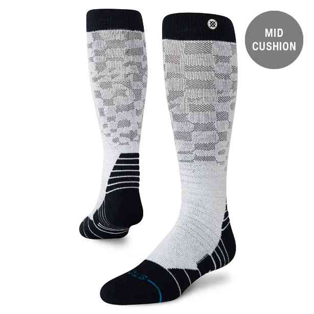 STANCE CHECK ME OUT MID POLY SNOW【UNISEX】 COLOR：BLACK SIZE：M 22.5-26.0cm/L 25.5-29.0cm 洗濯機で洗濯できます。 漂白やアイロンはお避けください。 長くご使...