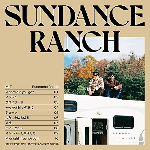 Sundance RanchMIZミズ みず　発売日 : 2022年3月09日　種別 : CD　JAN : 4544163469084　商品番号 : PECF-3267【商品紹介】MONO NO AWAREの玉置周啓と加藤成順によるアコース...