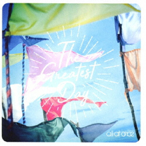 The Greatest Day (通常盤)all at onceオールアットワンス おーるあっとわんす　発売日 : 2023年4月12日　種別 : CD　JAN : 4580740632823　商品番号 : JBCZ-9142【商品紹介】...