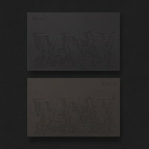 D-DAY (ランダムバージョン) (輸入盤)Agust Dアガストディー あがすとでぃー　発売日 : 2023年4月26日　種別 : CD　JAN : 8809929741283　商品番号 : BHE0263【商品紹介】BTSのSUGAが...