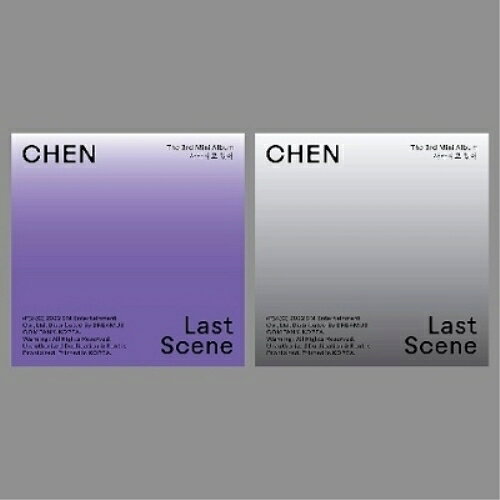 Last Scene: 3rd Mini Album (Photo Book Ver.) (ランダムバージョン) (輸入盤)Chen (EXO)チェン ちぇん　発売日 : 2022年11月05日　種別 : CD　JAN : 88097555...