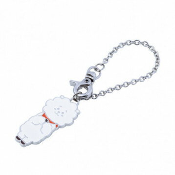 BT21のキャラクターバッグチャーム。メタル素材でキャラクター全身をかたどった、よりBT21の世界感を感じられるデザイン。とっても愛らしく、身近な場所につけたくなるアイテムです☆商品番号 : C-BTBC001ALRJ大きさ:金属部分・本体...