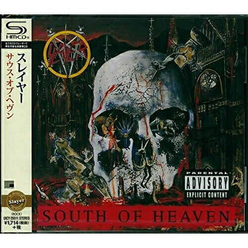 サウス・オブ・ヘヴン (SHM-CD) (解説歌詞対訳付)スレイヤーすれいやー　発売日 : 2015年5月20日　種別 : CD　JAN : 4988005885548　商品番号 : UICY-25511【商品紹介】”MGMMキャンペーン”...