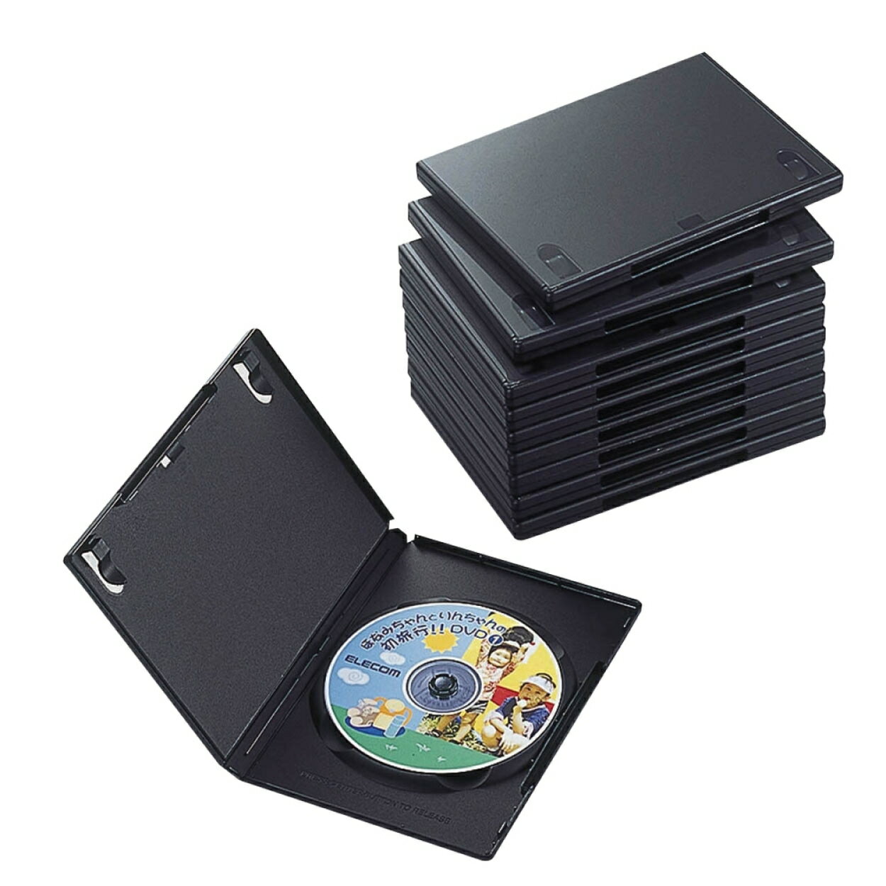 増え続けるDVDの収納に便利!軽くて割れにくいポリプロピレン樹脂製。分類に便利な背ラベル&アイコンシール付き。お得な10枚組。発売日 : 2004年10月14日定価 : 1040円JANコード : 4953103062030商品番号 : C...