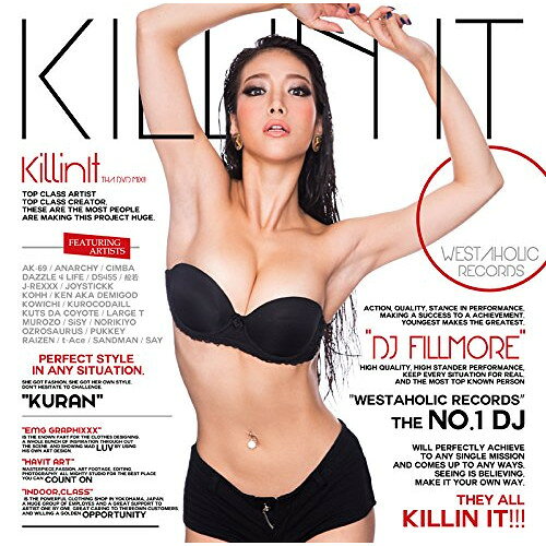 KILLIN IT: THA DVD MIX !! MIXXXED BY FILLMORE (CD+DVD)FILLMOREフィルモア ふぃるもあ　発売日 : 2014年12月10日　種別 : CD　JAN : 4995879243794　...