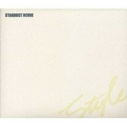 StyleSTARDUST REVUEスターダストレビュー すたーだすとれびゅー　発売日 : 2002年1月01日　種別 : CD　JAN : 4951249013251　商品番号 : OMCA-5010【商品紹介】洗練された大人スタイルで...